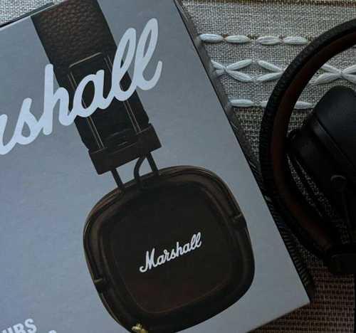 Наушники marshall major 4 коричневые