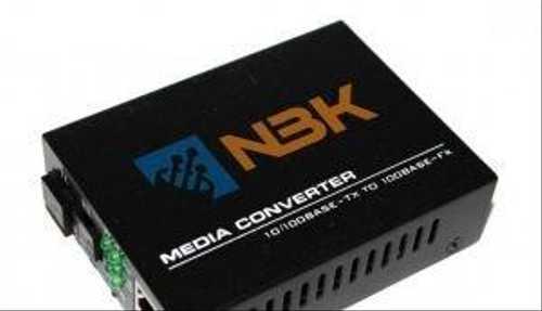 Медиаконвертер NBK NB-120A, 10/100M, WDM 1310/1550