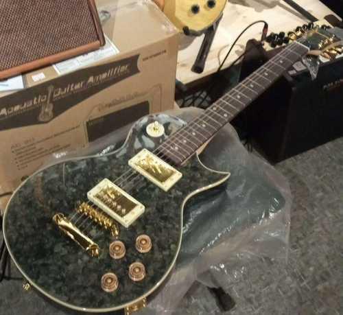 Электрогитары Caraya Les Paul Чёрный Перламутр | Festima.Ru ...