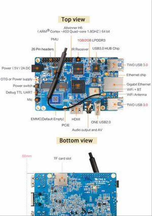 Продам одноплатный компьютер Orange Pi 3