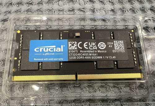 Crucial DDR5 4800 sodimm 32gb