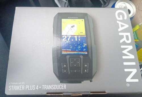 Эхолот Garmin striker plus 4 + Transducer