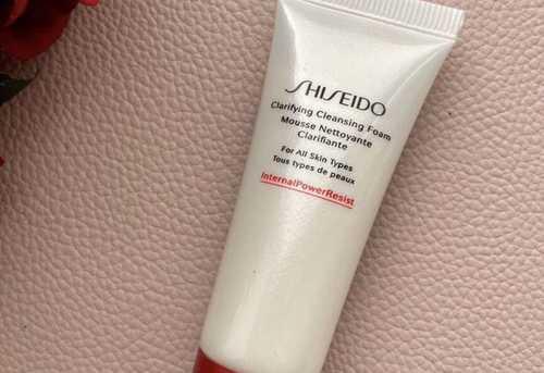 Shiseido claryfing cleancong foam для умывания