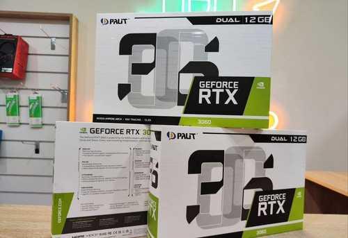 Видеокарта Palit RTX 3060 Dual OC (абсолют новая)