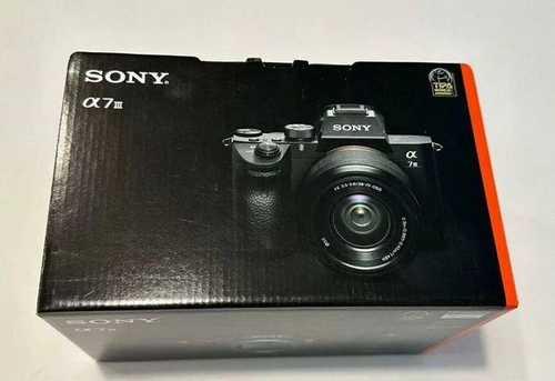 Фотоаппарат Sony Alpha A7 III body рус меню