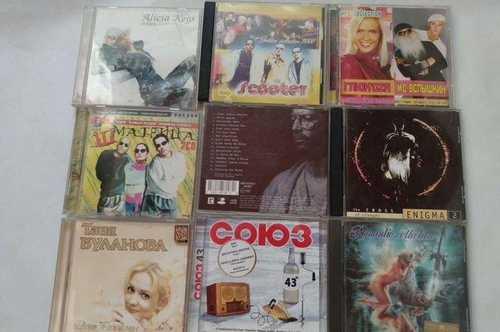 Музыкальные cd диски разные