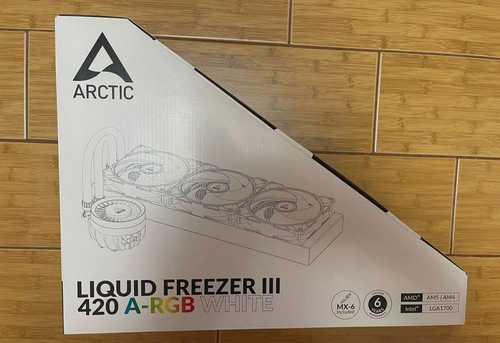 Arctic Liquid Freezer III 420 A-RGB white