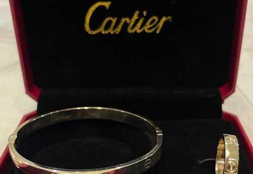 Золотой комплект Cartier