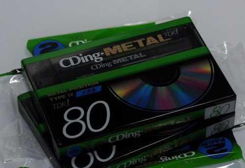 Аудиокассеты TDK CDing-metal 80 japan (4688)
