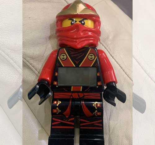 Lego ninjago часы-фонарик, будильник на батарейках