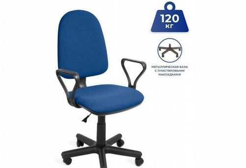 Кресло офисное престиж С14 синее