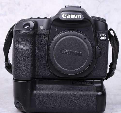 Canon EOS 40d body   бат.блок, зеркальный фотоаппа