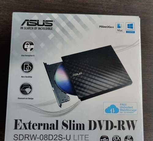 Внешний оптический привод DVD-RW asus sdrw-08D2S-U