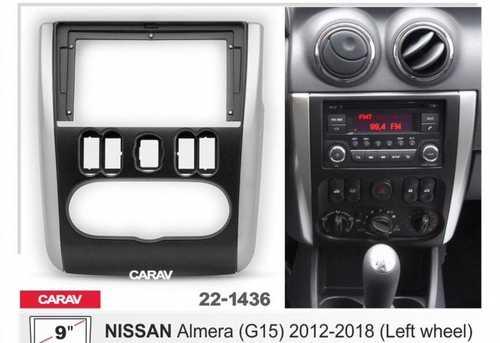 Переходная рамка 9" Nissan Almera 2012-2018 (G15)