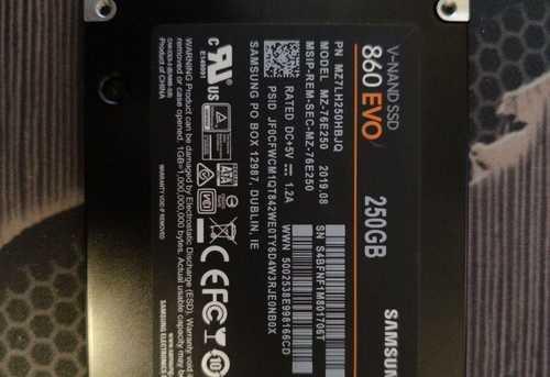 SSD samsung 860 EVO 250GB