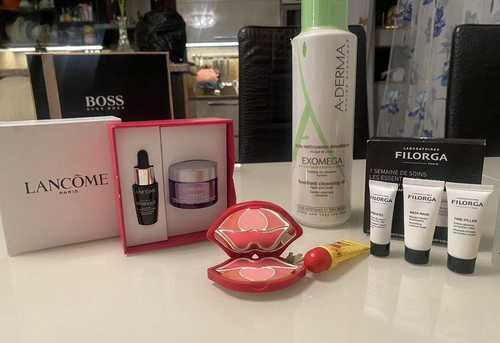 Набор lancome, A-derma, filorga, pupa, carmex