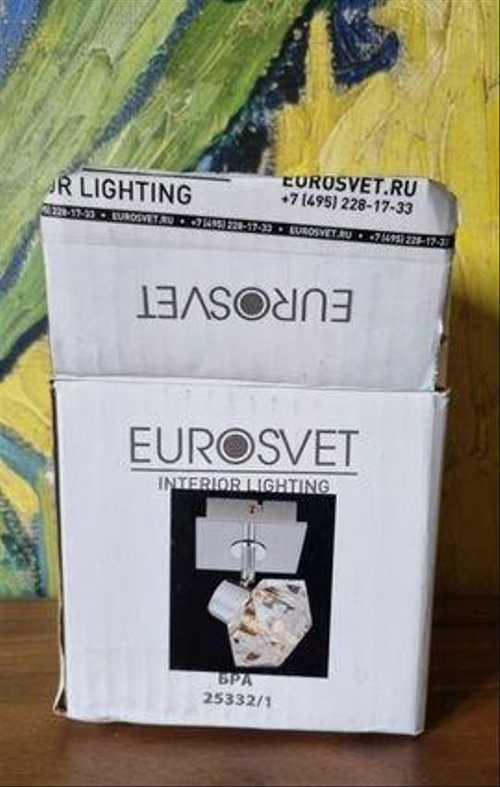 Светильник спот Eurosvet 25332/1 хром/белый