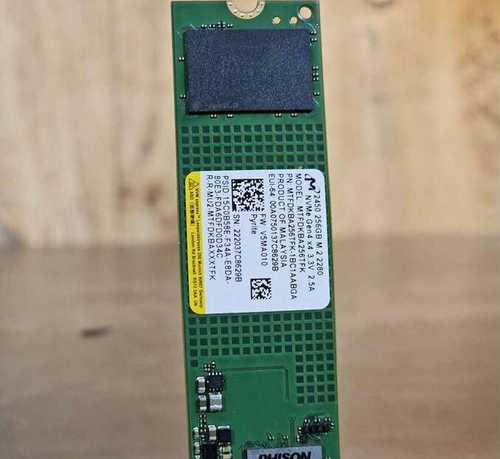 SSD M.2 256GB Micron 2450 PCIe 4.0 x4