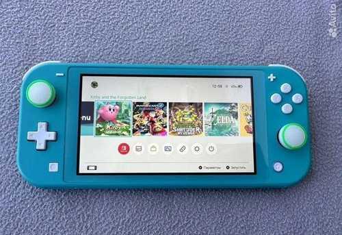 Nintendo Switch Lite(прошитая) + 128gb SD