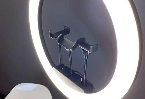Селфи кольцо, кольцевая лампа 45см RGB
