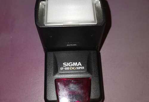 Фотовспышка sigma EF-500 DG super