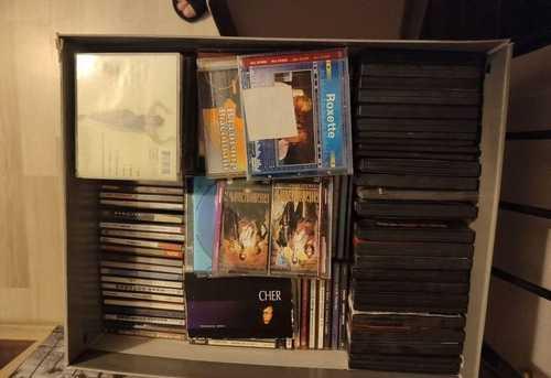 CD, CD-R, DVD с музыкой и фильмами