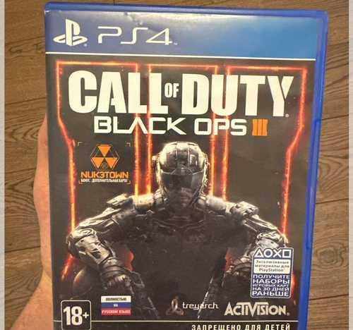 Call of duty black ops 3 ps4 диск