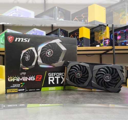 Видеокарта MSI RTX 2060 Gaming Z 6gb