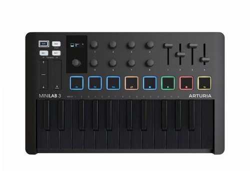 Arturia MiniLab 3 Deep Black