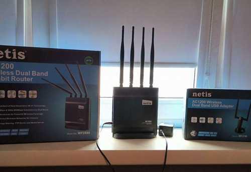 Wifi роутер Netis AC1200 WF2880 + AC1200 WF2190