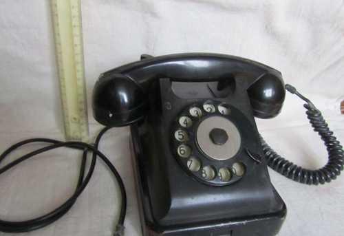 Дисковый стационарный телефон аппарат СССР 1950е