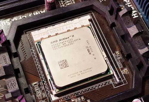 Процессор AMD Athlon ll X4 635 +мать ам3