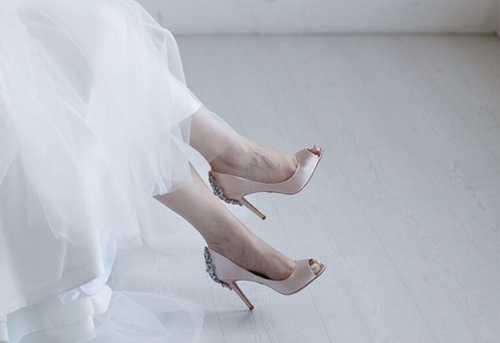 Свадебные туфли натуральная кожа