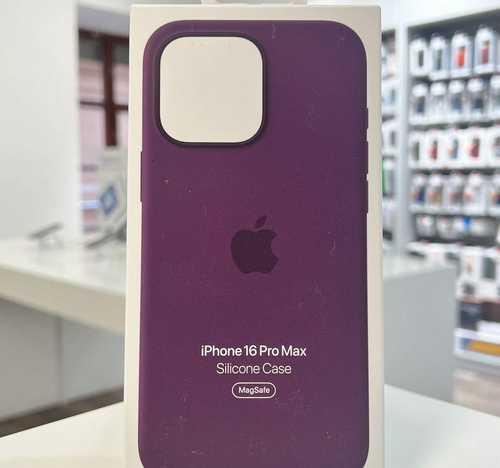 Чехол iPhone 16 Pro Max Silicone Case Plum