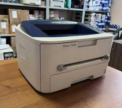 Принтер лазерный Xerox Phaser 3160N, ч/б, A4, Б/У