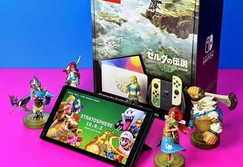 Nintendo Switch Oled Zelda LE прошитая Pico