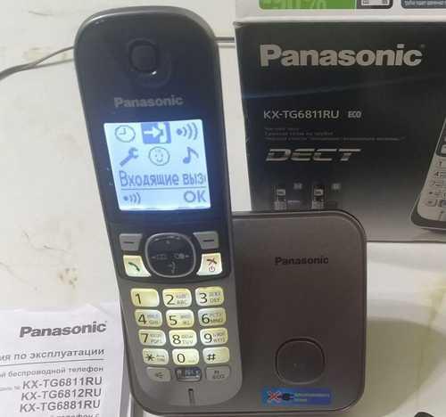 Радиотелефон Panasonic KX-TG6811RU Dect