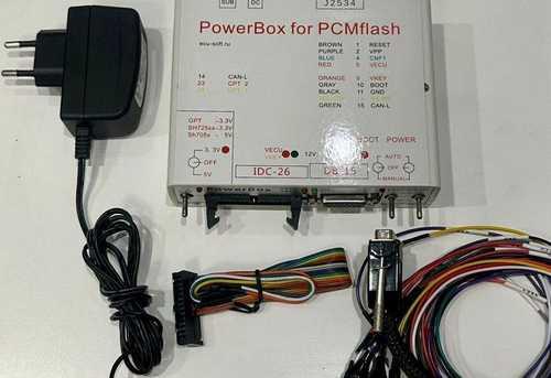 Powerbox for pcmflash + DB15+GPT cable