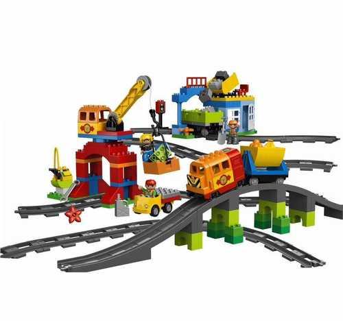 Lego duplo 10508 поезд + рельсы Lego Duplo 10506