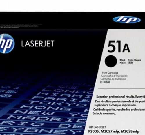 Картридж HP51A Q7551A Оригинальный