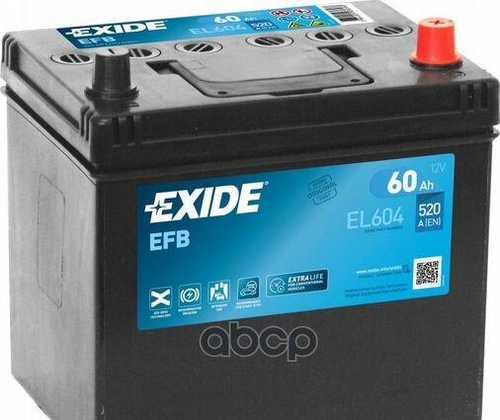 Exide EL604 EFBаккумуляторная батарея 19.5/17