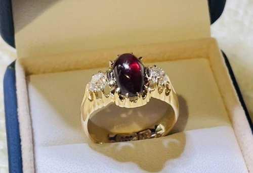 Золотое кольцо с бриллиантами 0.66 проба 56 Царизм