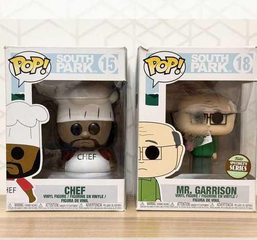 Фигурки Funko POP South Park: Chef и Mr. Garrison