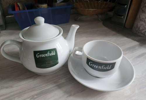 Сервиз чайный Greenfeeld, новый