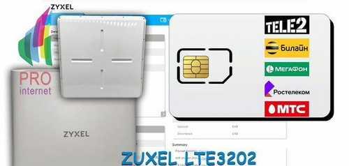 Роутер zuxel LTE3202-M430 1825F mimo 2х2