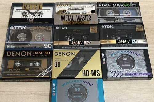 Аудиокассеты Metal Type lV 90 новые 10 штук