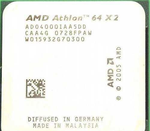 Процессор AMD Athlon64 4000+ X2 (S-AM2 512Kx2/1000