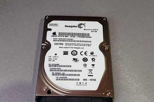 Жесткий диск для ноутбука Seagate 250GB