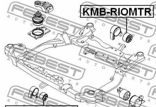 Сайлентблок передней подушки двигателя