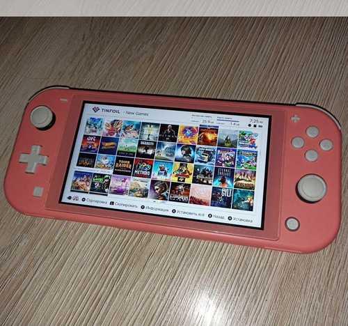 Nintendo switch lite прошитая с играми